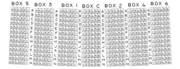 Seating Chart - The Muny
