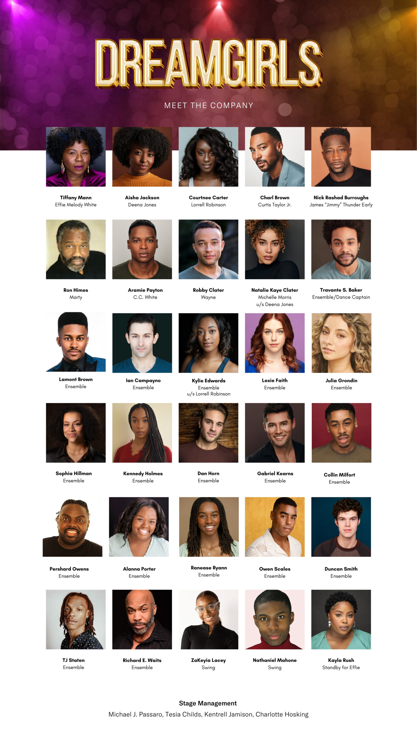 The Muny Announces Full Cast, Design, Production Teams for 'Dreamgirls ...