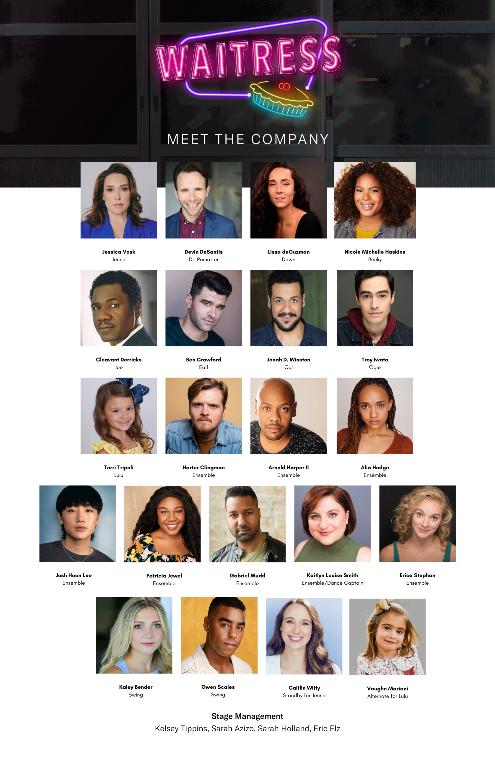 The Muny Announces Full Cast and Design Team for Premiere of 'Waitress ...