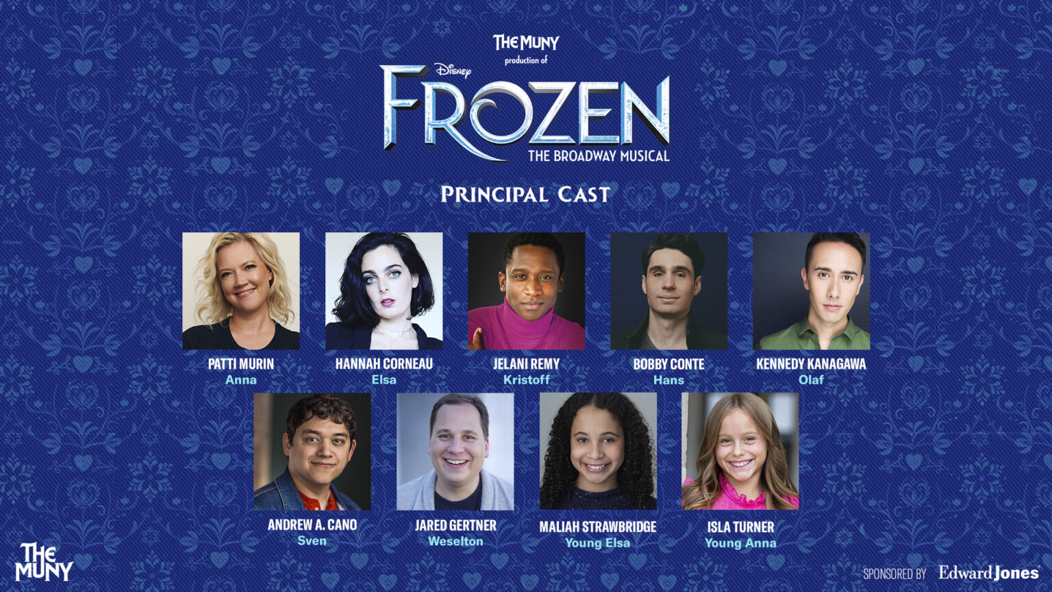 Principal Casting Announced for Muny Premiere of Disney’s ‘Frozen ...