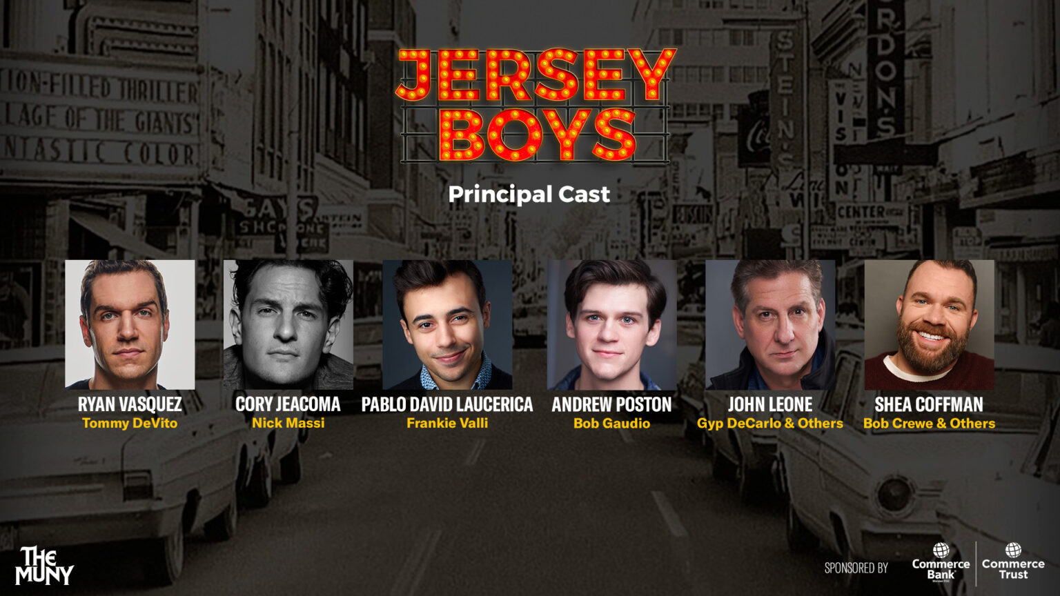 Muny Announces Principal Casting for ‘Jersey Boys’ - The Muny